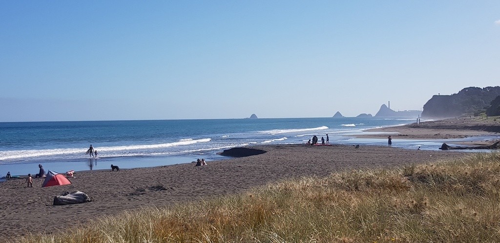 Oakura Beach at campground - Open Water Data
