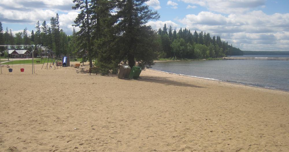 Prince Albert National Park Main Beach at Waskesiu Lake - Open Water Data